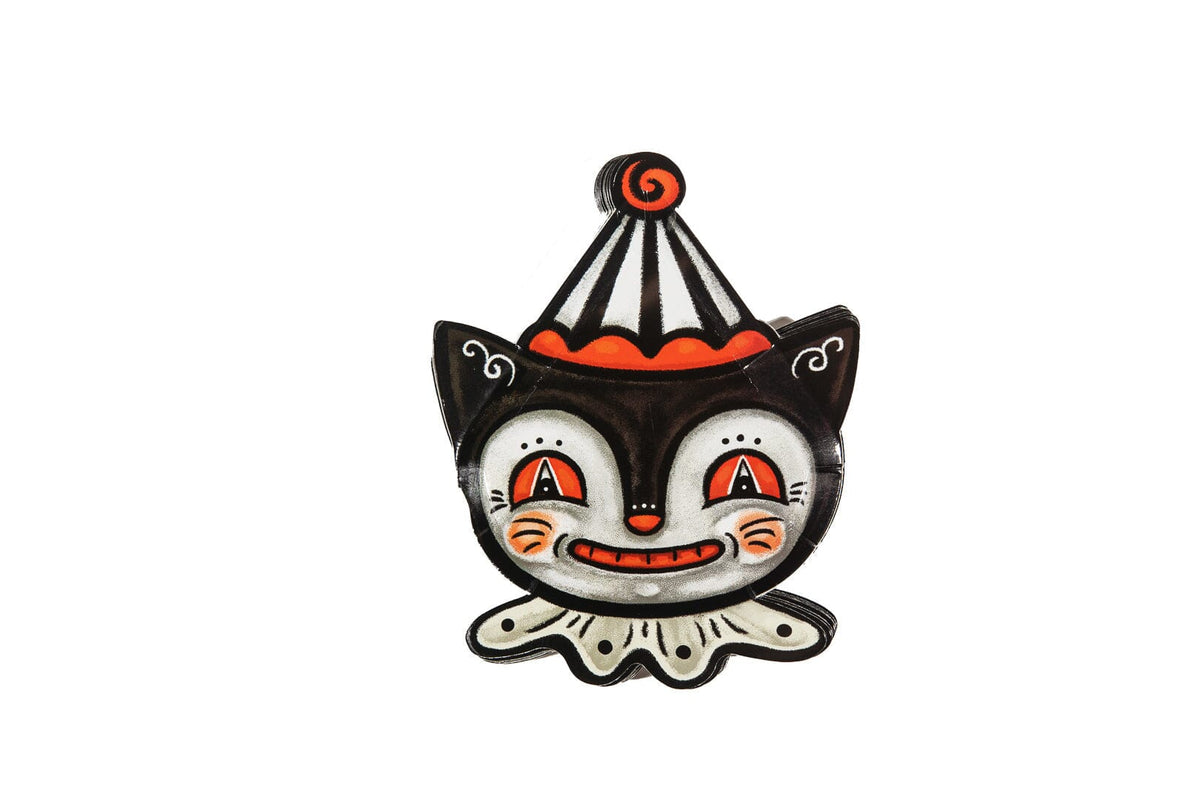 Johanna Parker Carnival Cottage 7" Figural Black Cat Plates Set of 12 ...